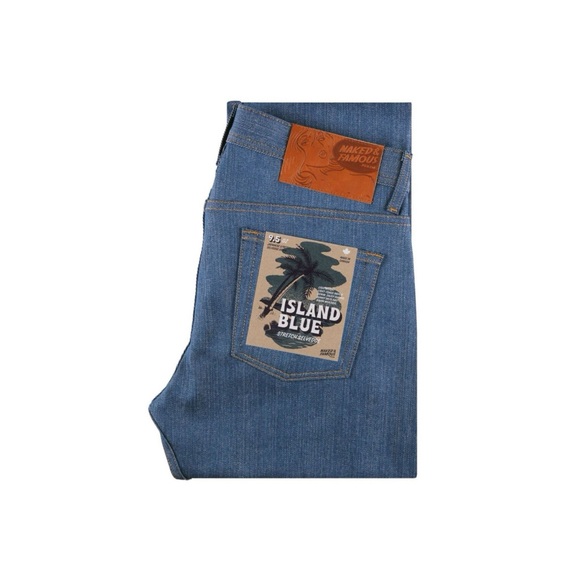 Naked & Famous Denim | Jeans | Naked Famous Denim Weird Guy Island Blue ...